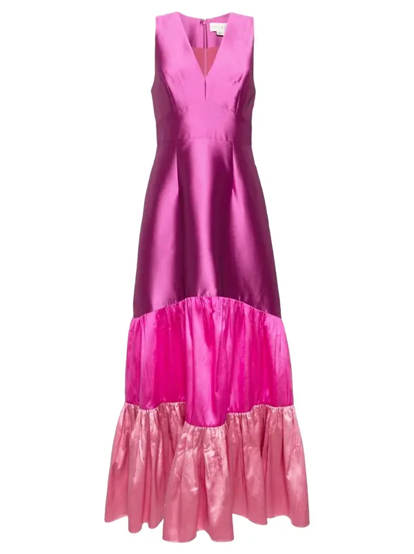 Sachin & Babi Rori Satin-finish Midi Dress - Pink