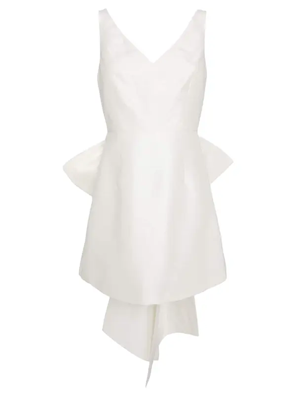 Sachin & Babi Rosie Bow-detail Minidress - White