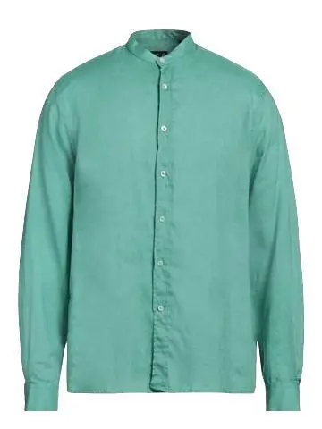 LIU •JO MAN Shirt Size Linen - Green