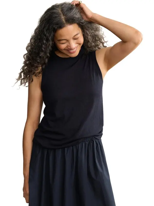 Jenni Kayne Merino Tank - Navy