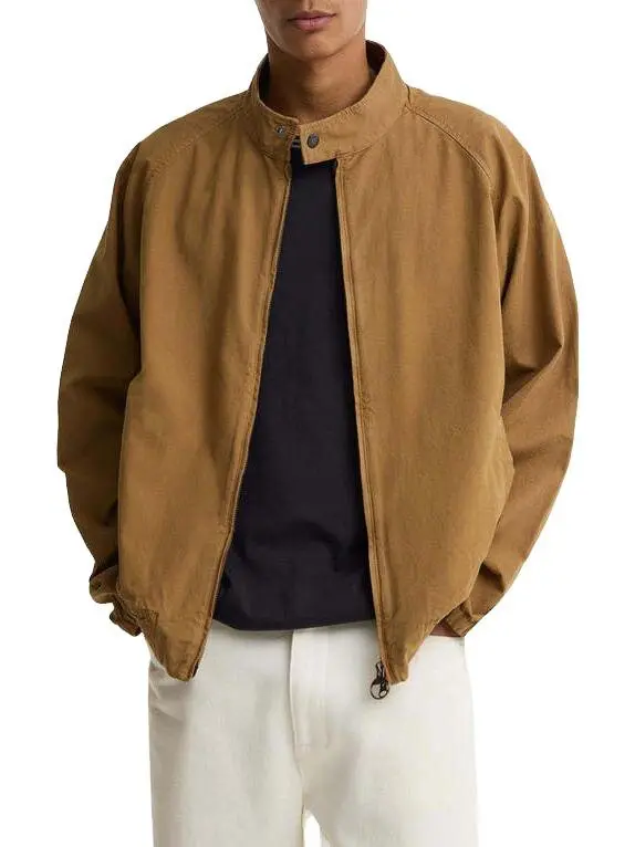 Barbour Royston Cotton Canvas Jacket - Camel