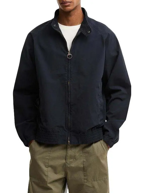 Barbour Royston Cotton Canvas Jacket - Dark Navy