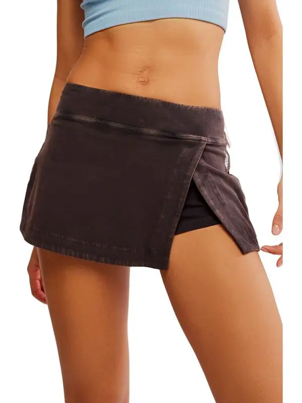 Free People Hot Shot Skort - Black