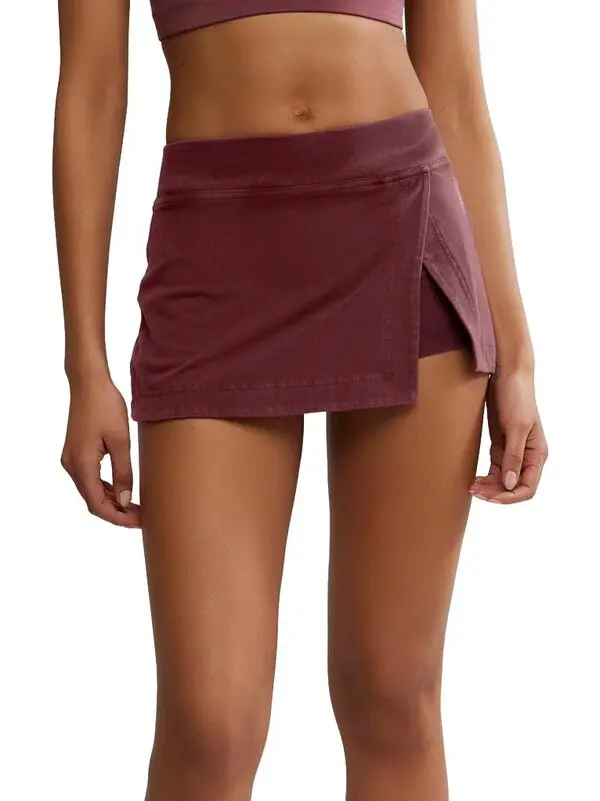 Free People Hot Shot Skort - Clove