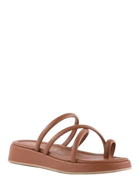 Seychelles Platform Wedge Slide Sandal - Tan