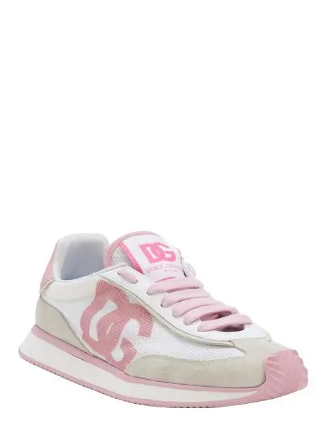 Dolce & Gabbana Dg Cushion Sneakers - Bianco/ Rosa