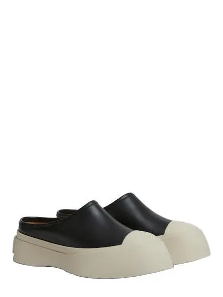 Marni Pablo Leather Mule Sneaker - Black