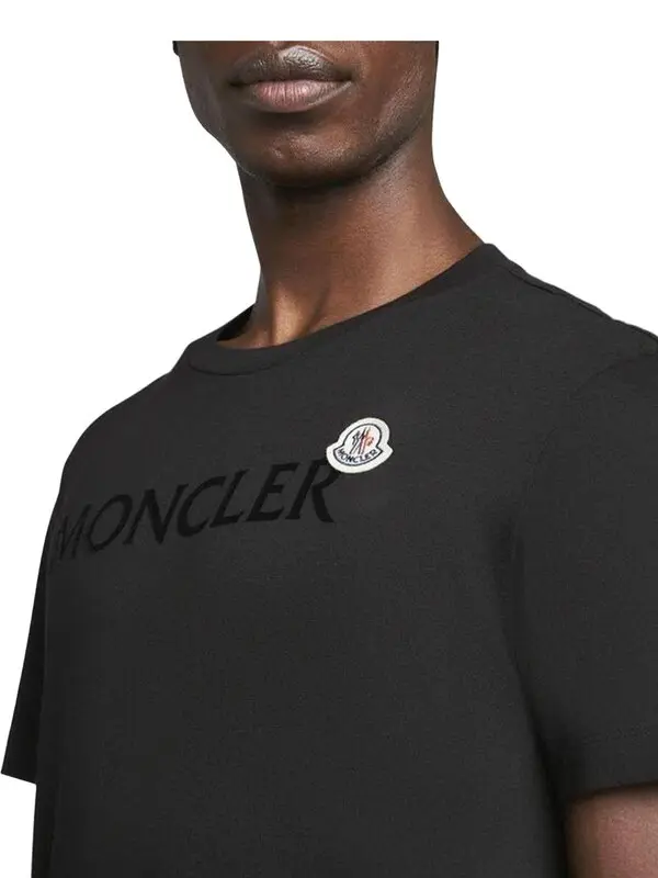 Moncler Apos;s Logo T-shirt - Black