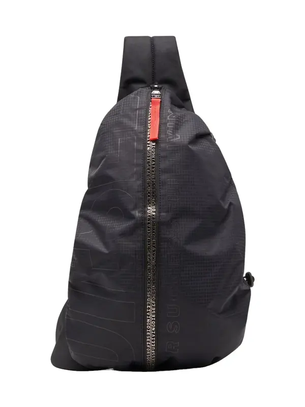 DIESEL® Zip-detailed Sling Backpack - Black