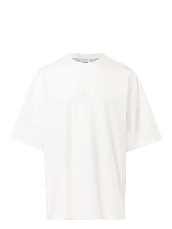 REEBOK Logo-appliqué Cotton T-shirt - White