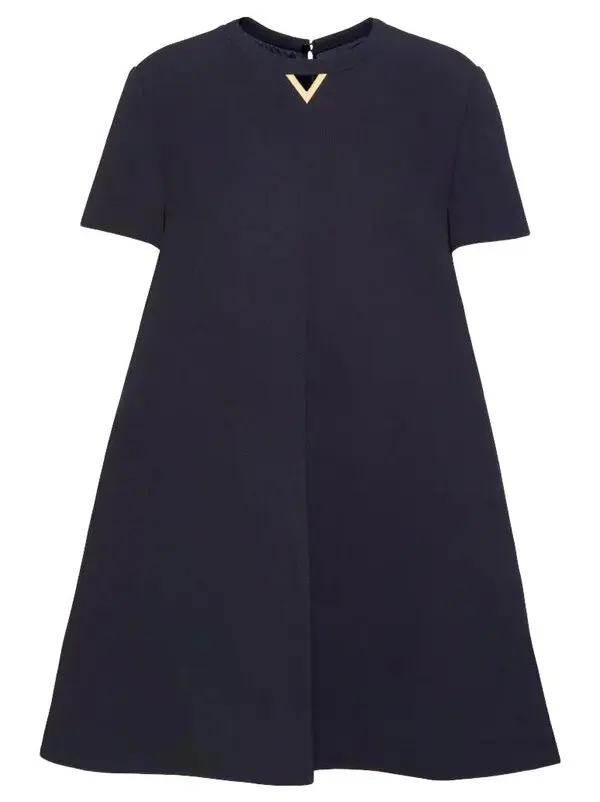 Valentino Garavani Structured Couture Mini Dress - Blue
