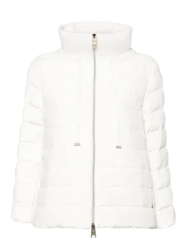 Herno Corduroy Puffer Jacket - White