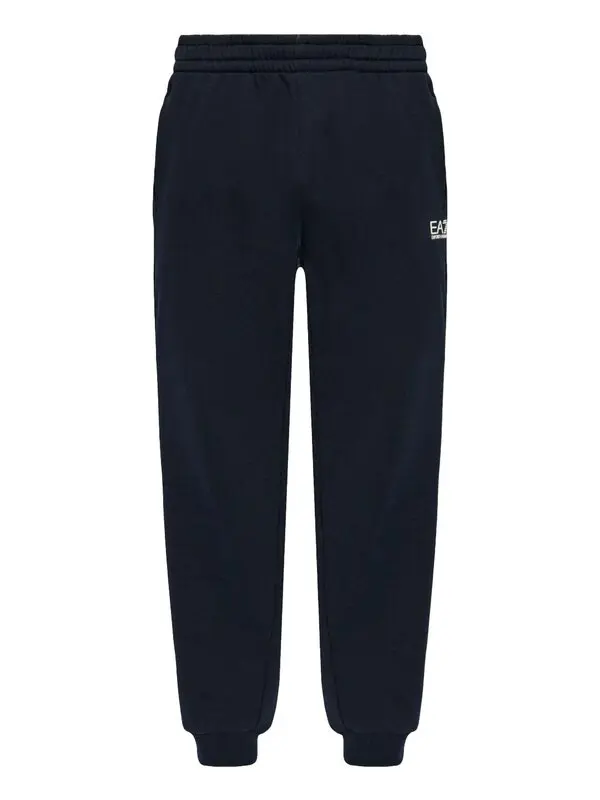 EA7 Logo-print Track Pants - Blue