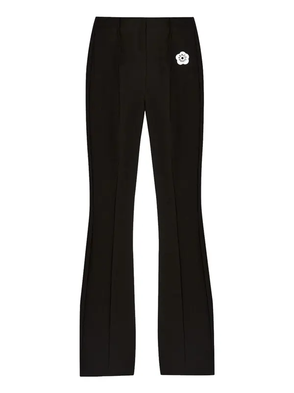 Kenzo Boke Flower 2.0 Flared-leg Trousers - Black