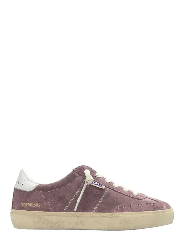 GOLDEN GOOSE Soul Star Suede Sneakers - Purple