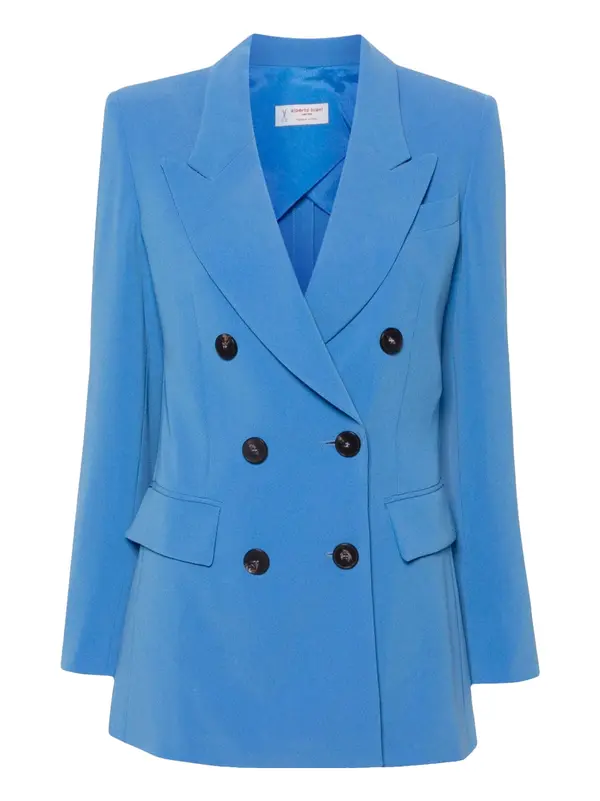 Alberto Biani Double-breasted Blazer - Blue