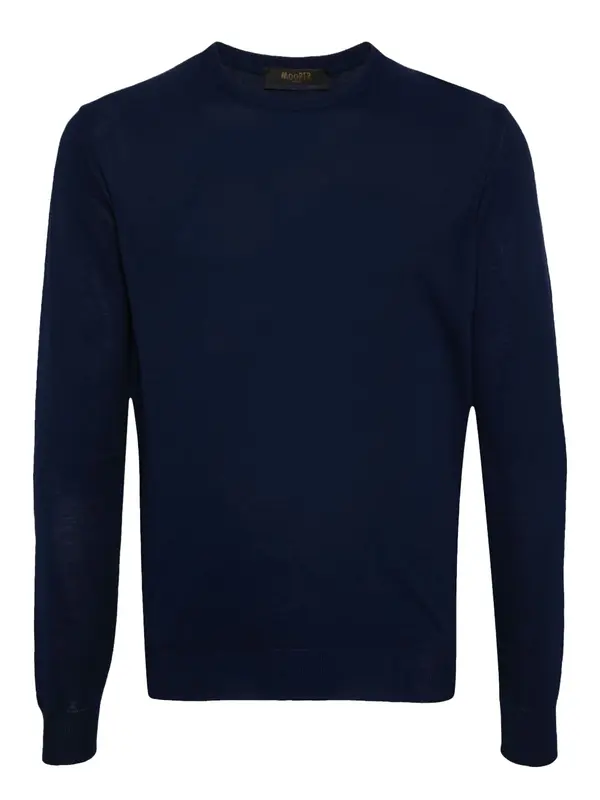 MOORER Long-sleeve Jumper - Blue