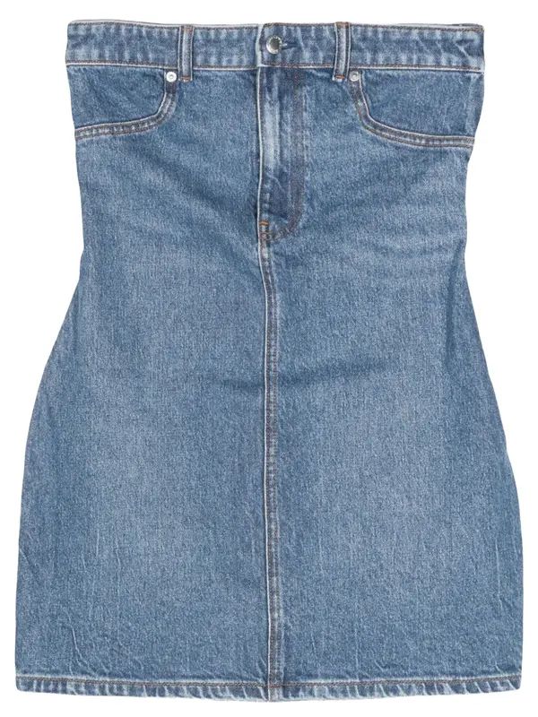 Alexander Wang Denim Mini Dress - Blue