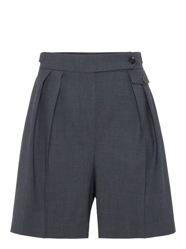 Brunello Cucinelli Pleat-detailing Shorts - Grey