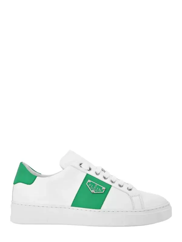 Philipp Plein Logo-plaque Lace-up Sneakers - White