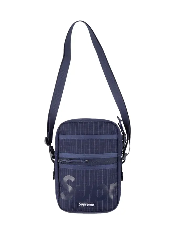 Supreme Logo-print Shoulder Bag - Blue