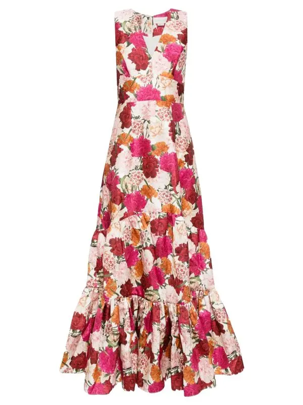 Sachin & Babi Rori Floral-print Maxi Dress - White