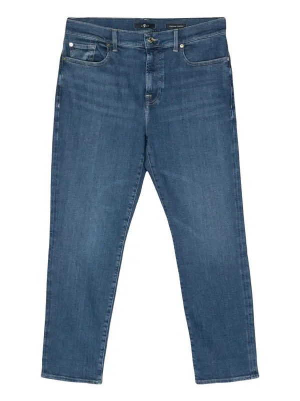 7 For All Mankind Relaxed Skinny Jeans - Blue