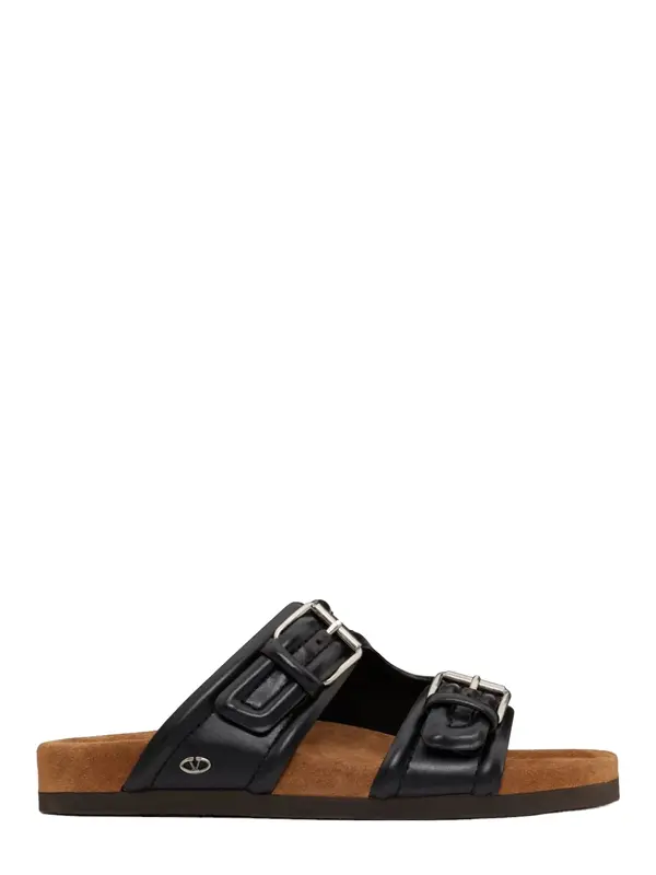 Valentino Garavani Fussfriend Leather Sandals - Black