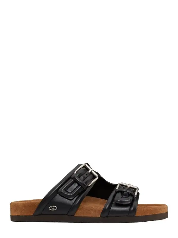 Valentino Garavani Fussfriend Leather Sandals - Black