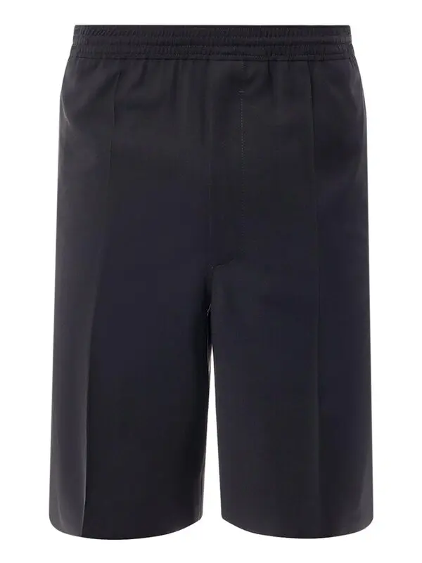 Givenchy Virgin Wool Bermuda Shorts - Black