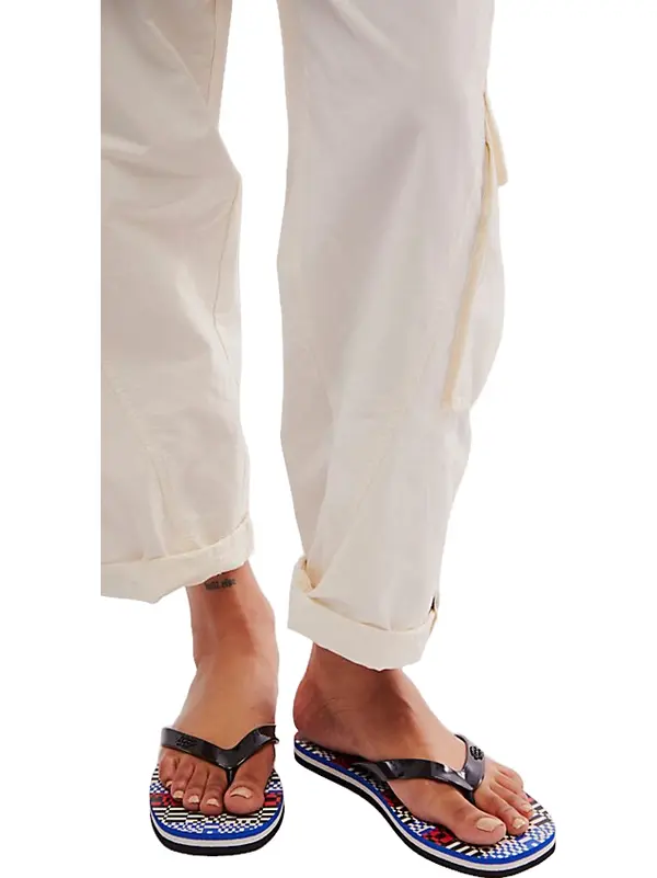 Free People Game On Flip-flops - Checkered