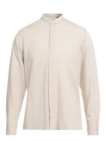 LIU •JO MAN Shirt Size Lyocell, Linen, Cotton - Beige