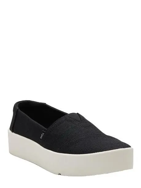 Toms Verona Platform Slip-on Sneakers - Black