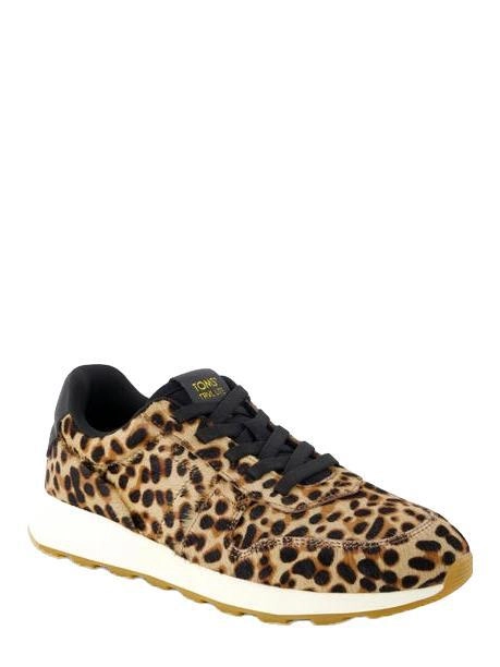 Toms Trvl Lite Retro Sneakers - Medium Brown Leopard