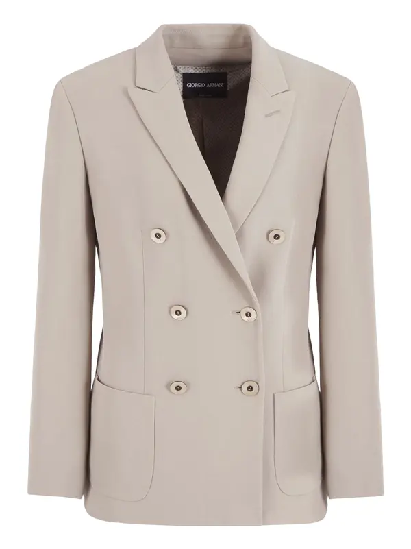 Giorgio Armani Double-breasted Blazer - Neutrals