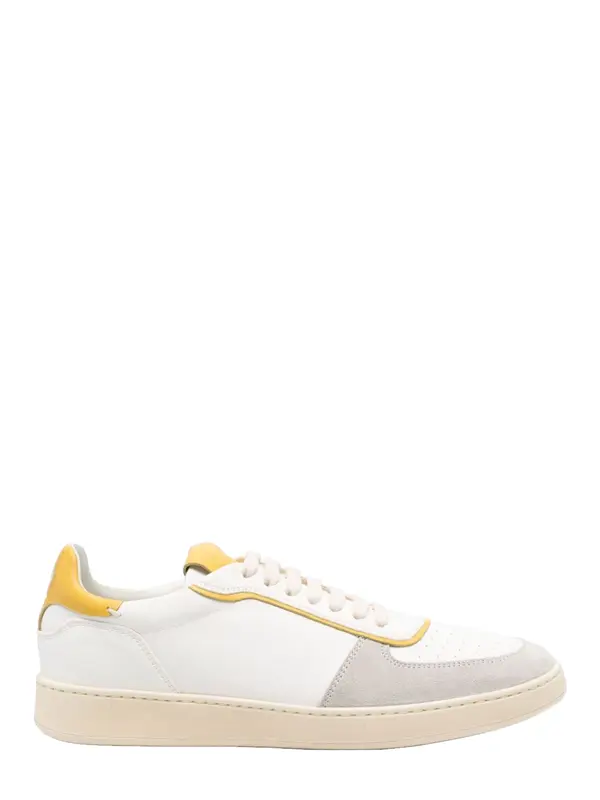 STUART WEITZMAN Derby Leather Sneakers - White