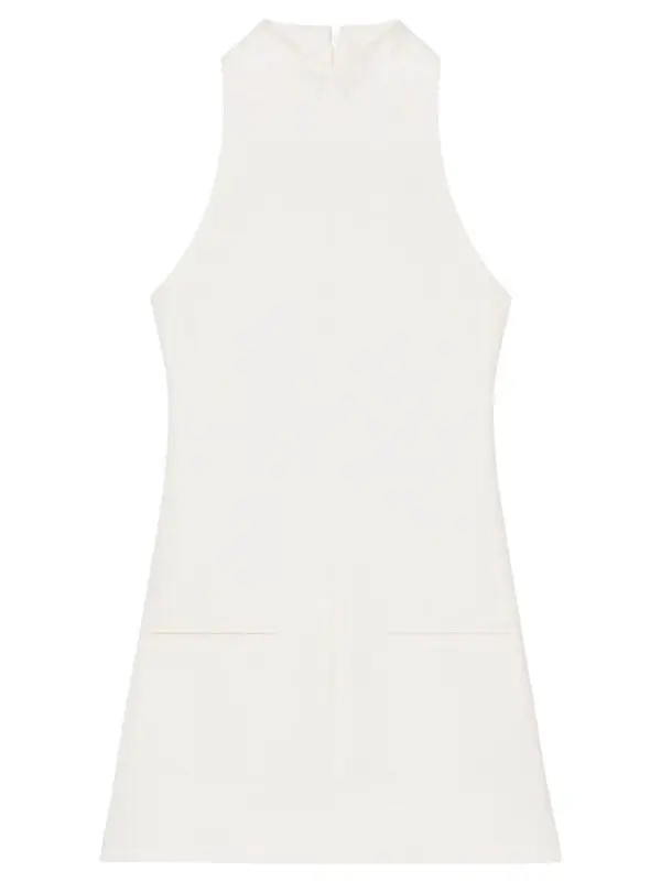 COURREGES Sleeveless A-line Dress - White