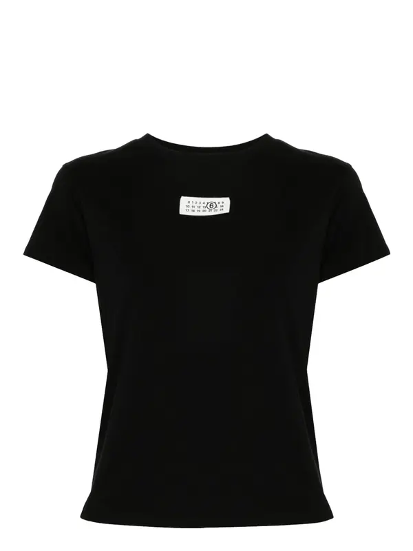 MAISON MARGIELA Numbers Patch T-shirt - Black