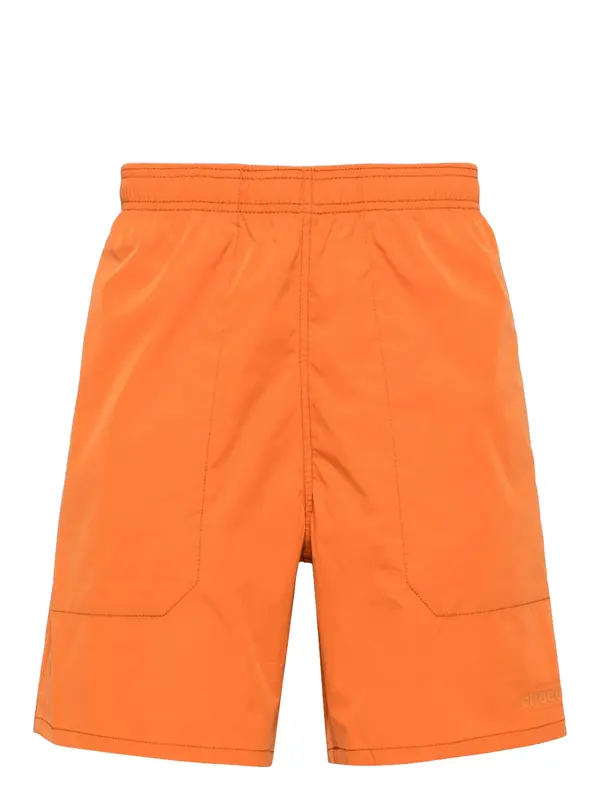 CHOCOOLATE Logo-print Bermuda Shorts - Orange