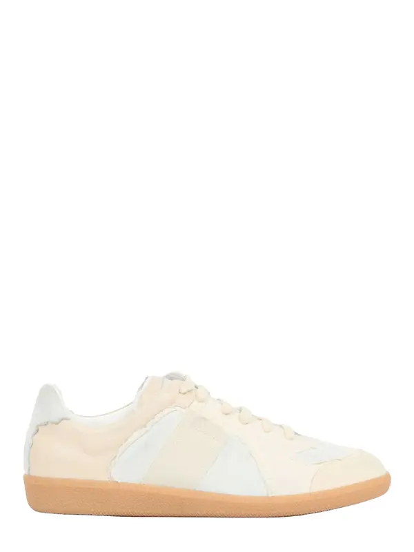 MAISON MARGIELA Replica Inside Out Leather Sneakers - Neutrals