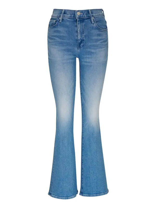 MOTHER The Weekender High-rise Flared Jeans - Blue