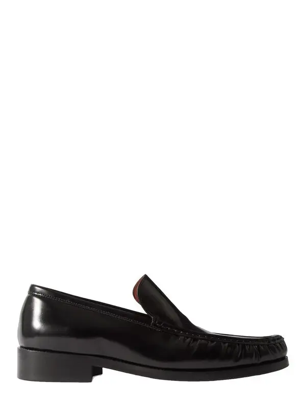 Acne Studios Leather Loafers - Black