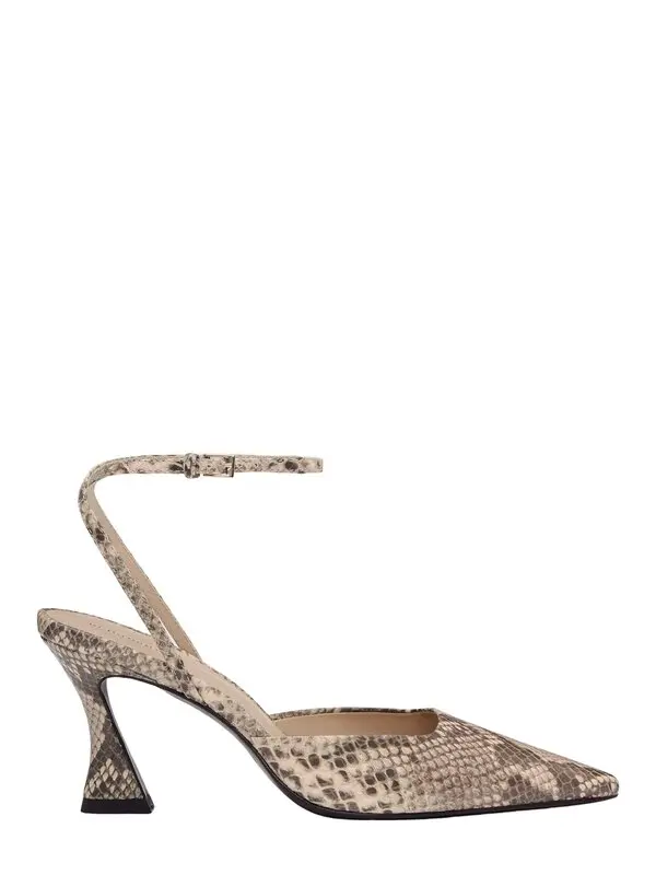 REFORMATION Natasha Pump Patent - Brown