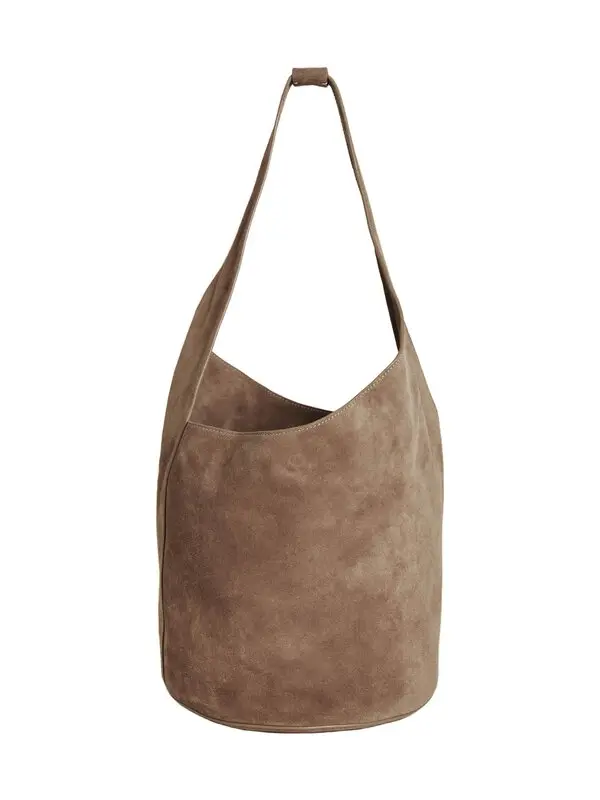 REFORMATION Silvana Bucket Bag - Grey