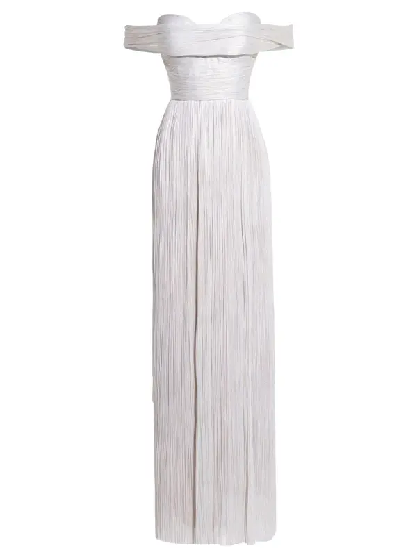 MARIA LUCIA HOHAN Theia Gown - White