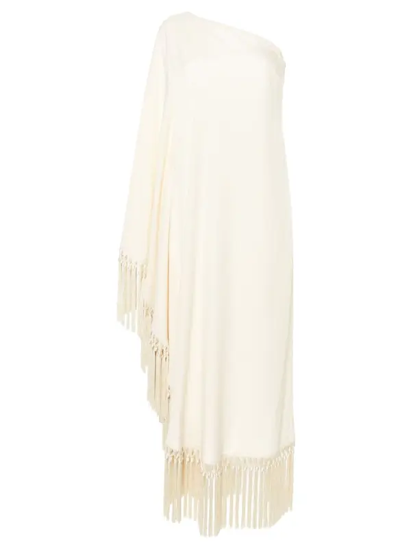 TALLER MARMO Arno Fringed Long Dress - White