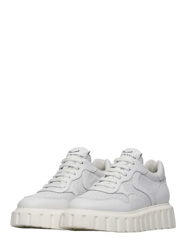 VOILE BLANCHE Grenelle Platform Sneakers - White