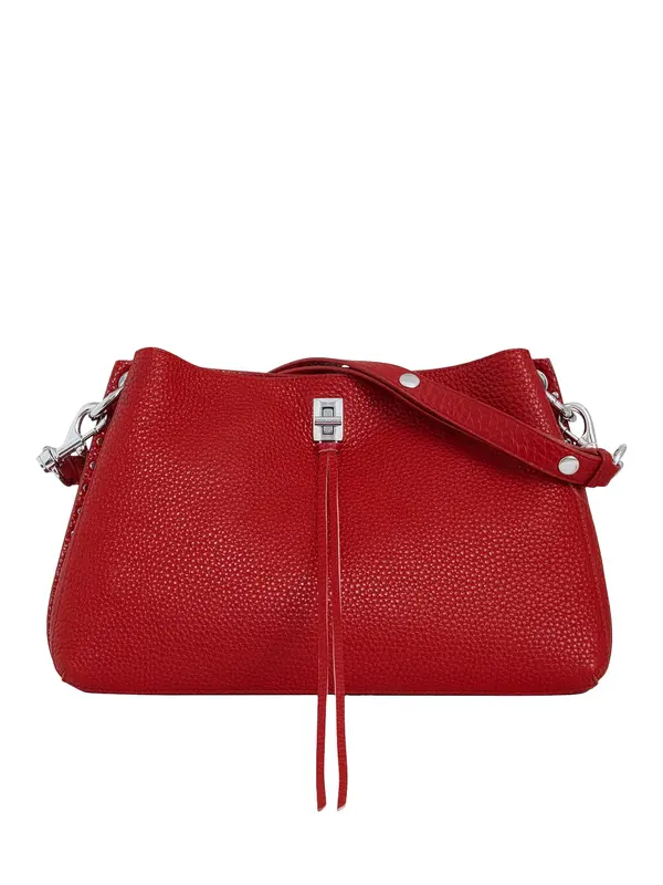 Rebecca Minkoff Darren East/west Leather Shoulder Bag - Chili