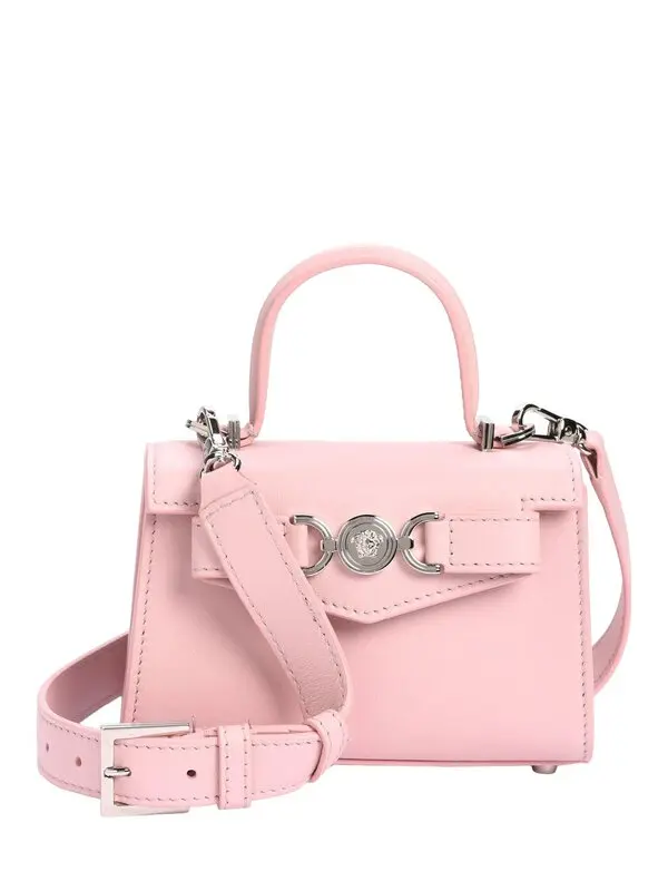 Versace Medusa 95 Leather Top Handle Bag - Dusty Rose-palaldium