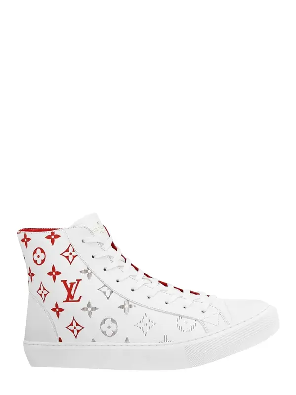 LOUIS VUITTON Tattoo Sneaker Boot - White